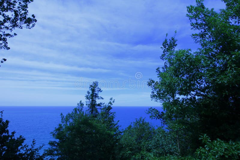 Inspiration Point, Arcadia Dunes, Michigan Stock Photo - Image of ...