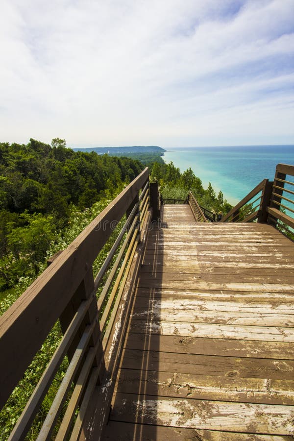 Inspiration Point, Arcadia Dunes, Michigan Stock Photo - Image of ...