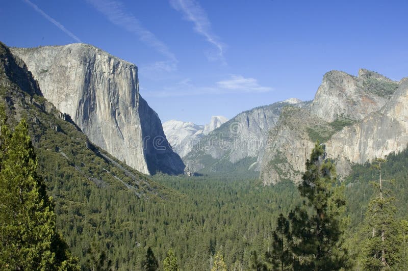 Inspiration point Yosemite stock photo. Image of camp - 8804484