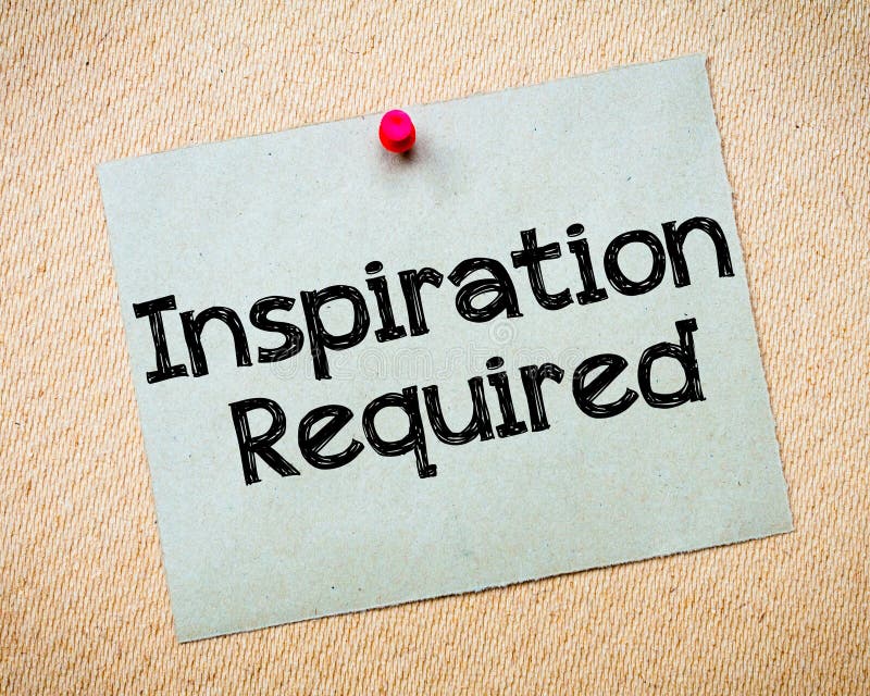 Inspiration requise photo stock. Image du réutilisé, concept - 52028664