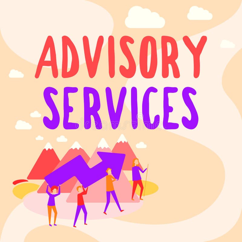 Conceptual Caption Advisory Services. Business Concept Support Actions ...