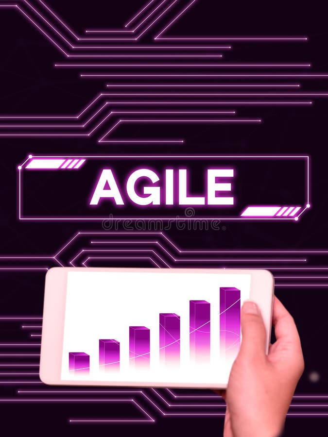 Inspiration Showing Sign Agile. Word Written on Particular Approach To ... Inspiration Showing Sign Agile. Word Written on Particular Approach To ...