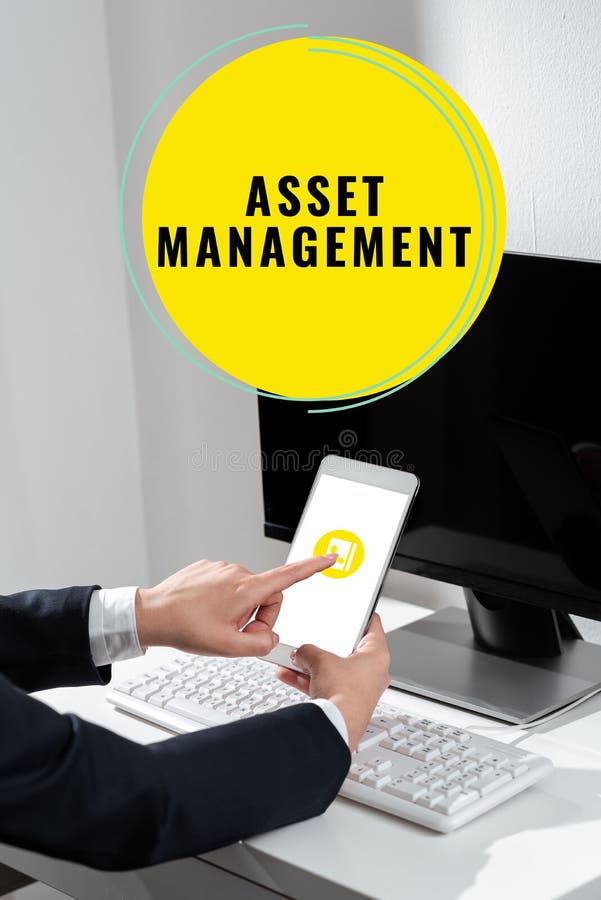 Sign Displaying Asset Managementsystematic Process of Operating and ...