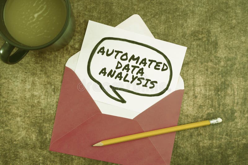 Inspiration Showing Sign Automated Data Analysis. Concept Meaning ... Inspiration Showing Sign Automated Data Analysis. Concept Meaning ...