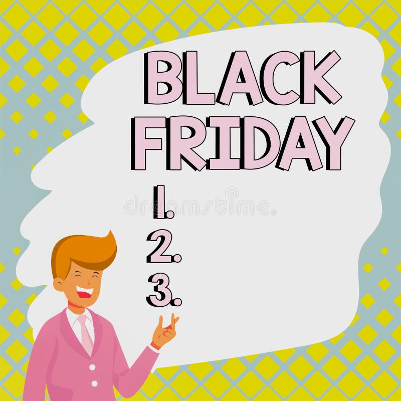 Conceptual Caption Black Friday. Business Idea the Day after the US ... Conceptual Caption Black Friday. Business Idea the Day after the US ...