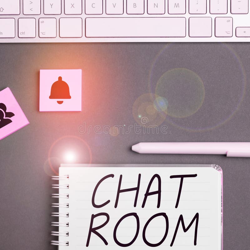 Inspiration Showing Sign Chat Room. Internet Concept Area on the ...