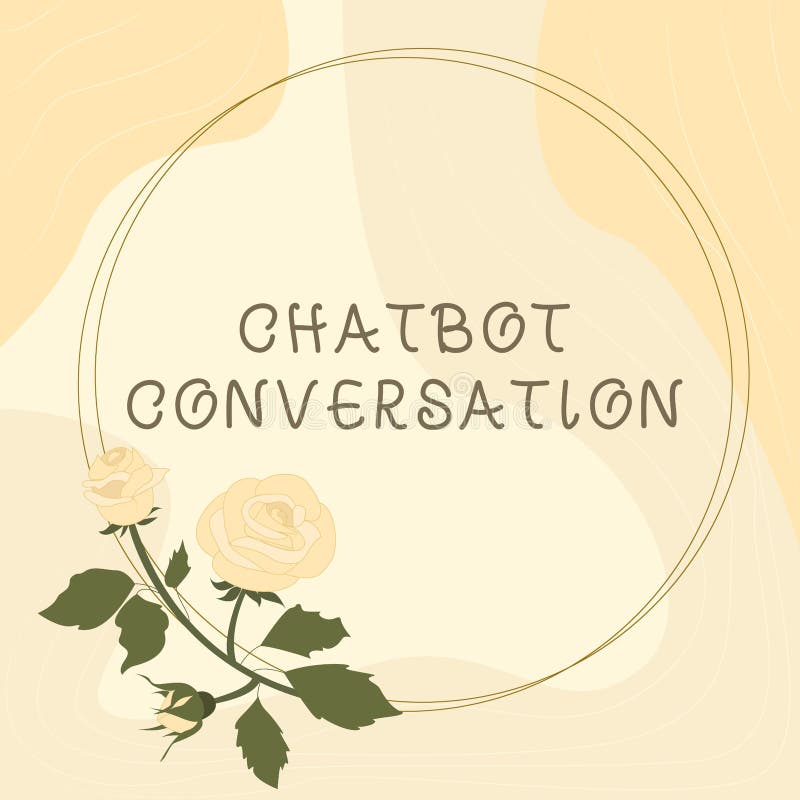 Inspiration Showing Sign Chatbot Conversation. Word Written on Chatting ...