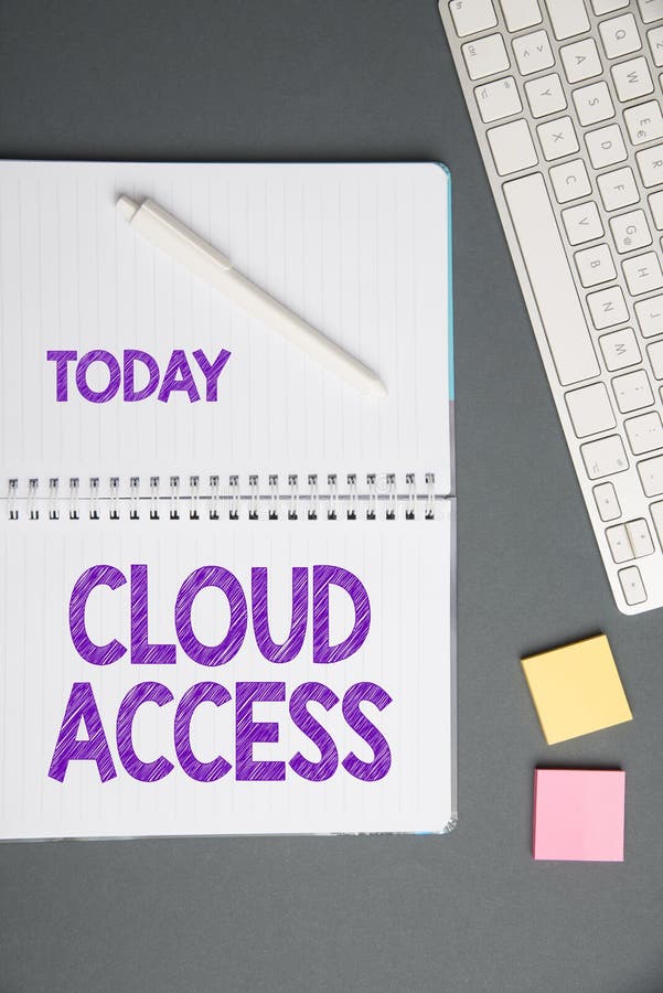Inspiration Showing Sign Cloud Access. Concept Meaning Software Tool ...