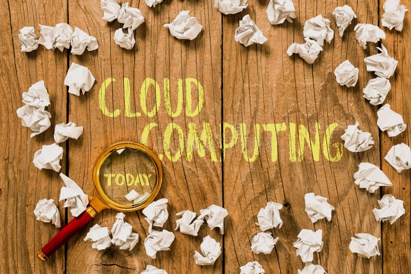 Inspiration Showing Sign Cloud Computinguse A Network Of Remote Servers Hosted On The Internet