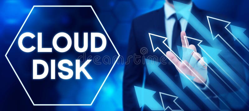 Inspiration Showing Sign Cloud Disk. Internet Concept Web Base Service ...
