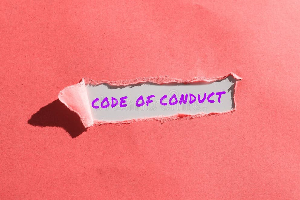 Inspiration Showing Sign Code of Conduct. Conceptual Photo Ethics Rules ...