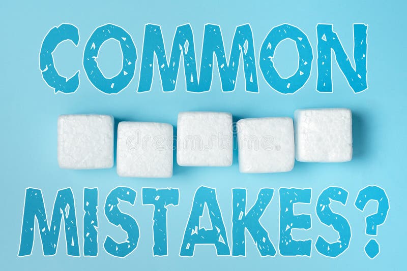 Inspiration Showing Sign Common Mistakes Question. Conceptual Photo ...