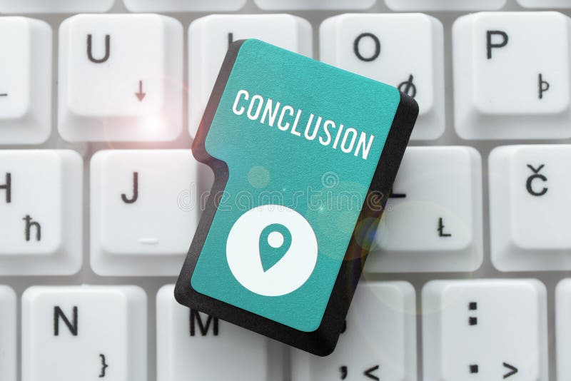 Conclusion Word by Wood Letters on Wood Background Stock Photo - Image ...