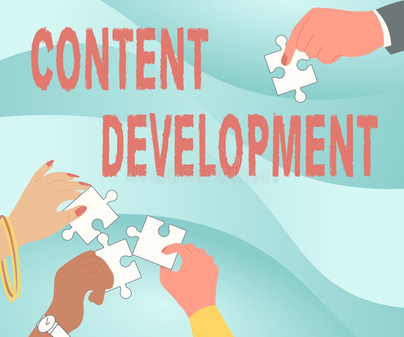 Inspiration Showing Sign Content Development. Conceptual Photo ...