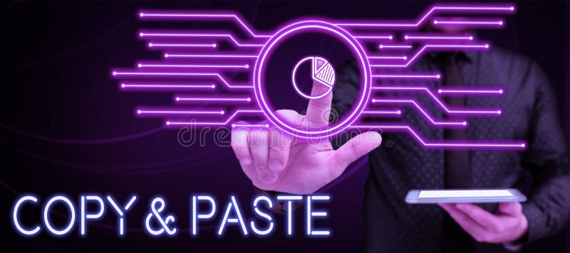 Inspiration Showing Sign Copy Paste. Business Idea an Imitation ...