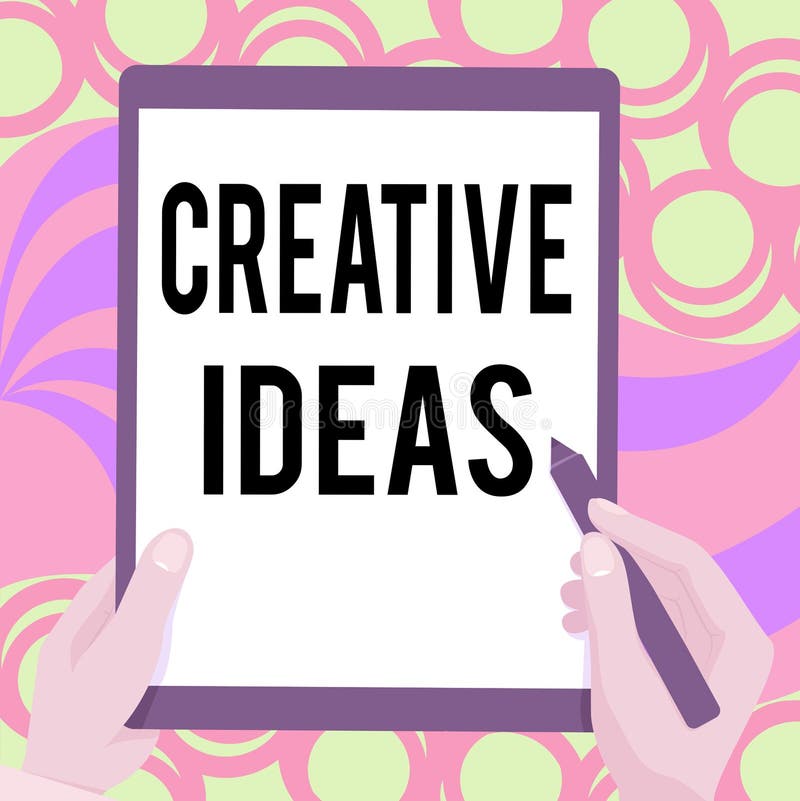 Inspiration Showing Sign Creative Ideas. Concept Meaning Unique ...