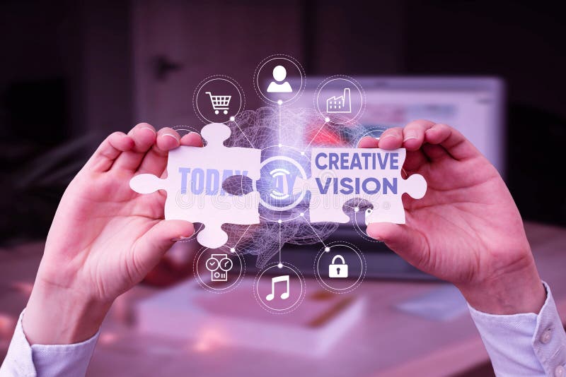 Inspiration Showing Sign Creative Vision. Business Overview Process of ...