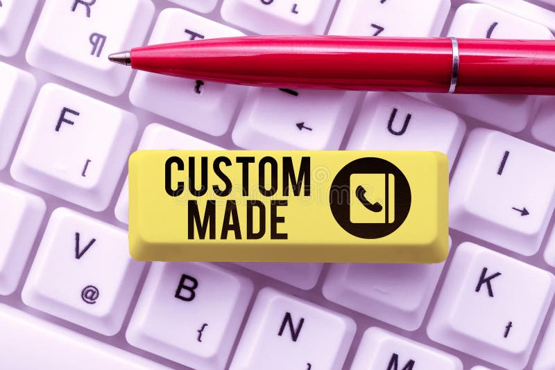 Sign Displaying Custom Made. Business Idea Personalized Object Built ...