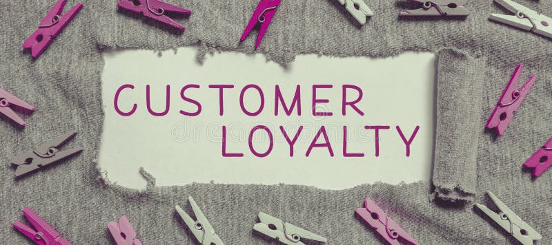 Inspiration Showing Sign Customer Loyalty. Internet Concept Client ...
