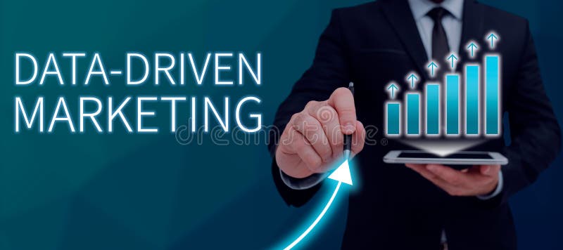 Inspiration Showing Sign Data Driven Marketing. Business Concept ...