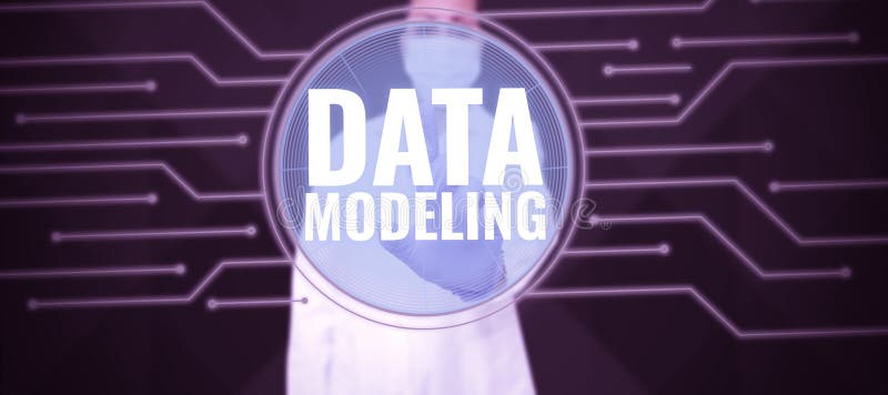 Inspiration Showing Sign Data Modeling. Business Concept Process of ...