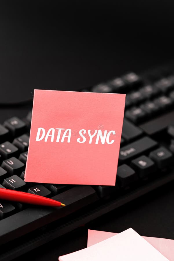 Inspiration Showing Sign Data Sync. Business Approach Data that is ...