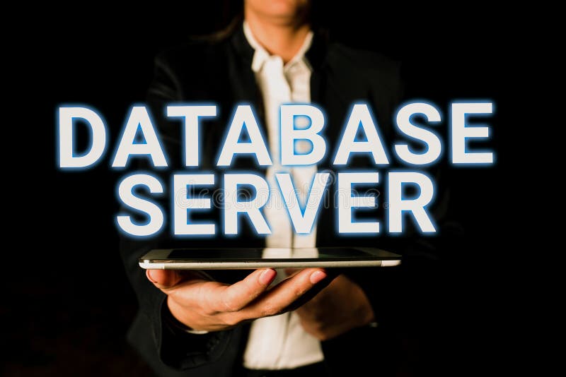 Inspiration Showing Sign Database Server. Business Overview Uses a Database Application that ...