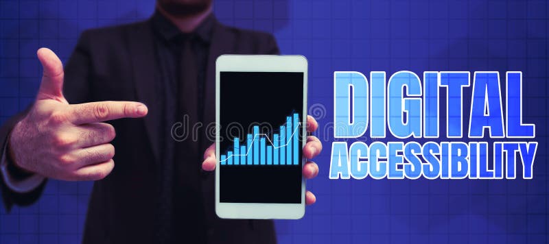 Inspiration Showing Sign Digital Accessibility. Business Showcase ...