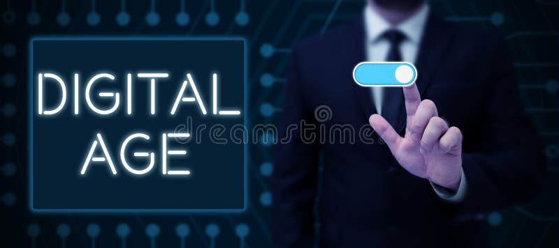 Inspiration Showing Sign Digital Age. Business Showcase Introduction of ...