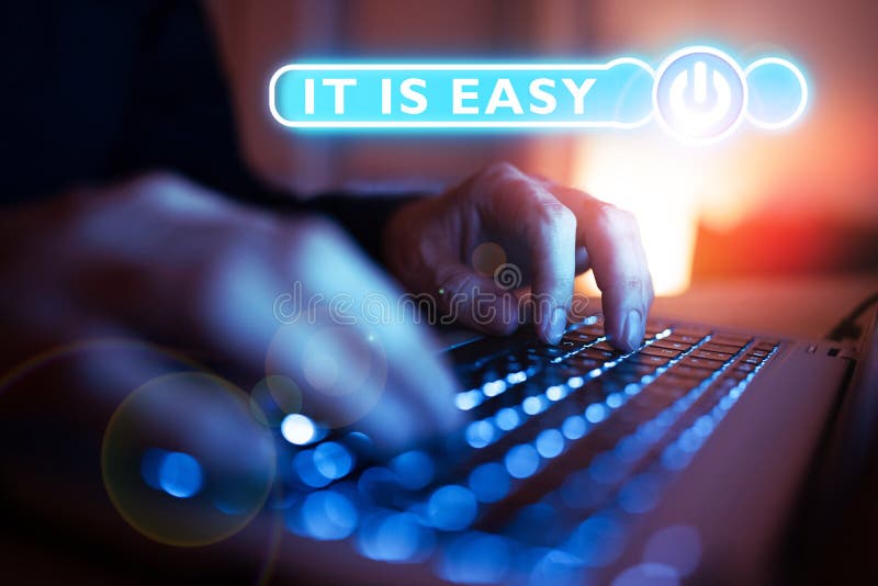 Inspiration Showing Sign it is Easy. Conceptual Photo Clear Simple Not ...