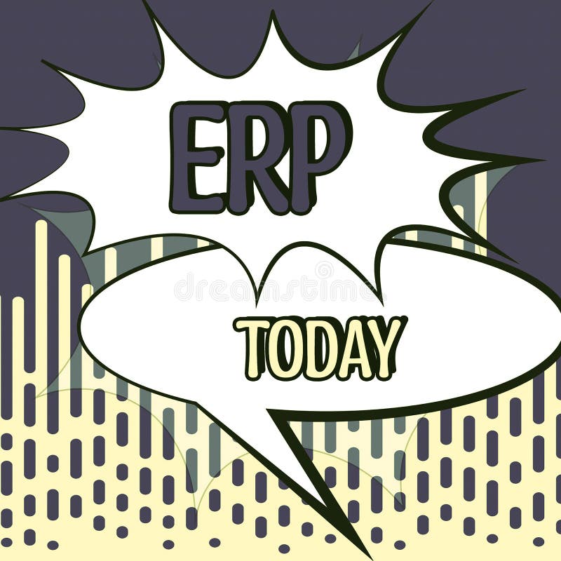 Inspiration Showing Sign Erp. Internet Concept Enterprise Resource ...
