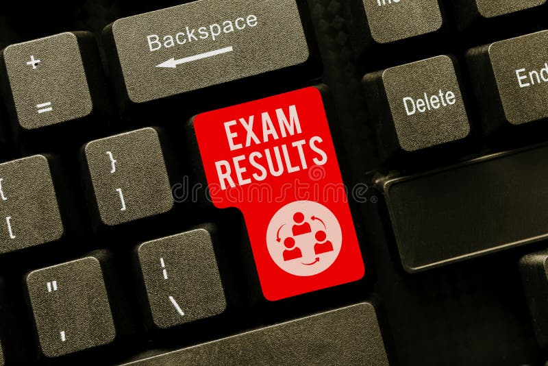 Inspiration Showing Sign Exam Results. Business Concept an Outcome of a ... Inspiration Showing Sign Exam Results. Business Concept an Outcome of a ...