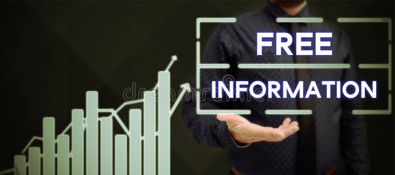 Inspiration Showing Sign Free Information. Word for Knowledge Obtained ...