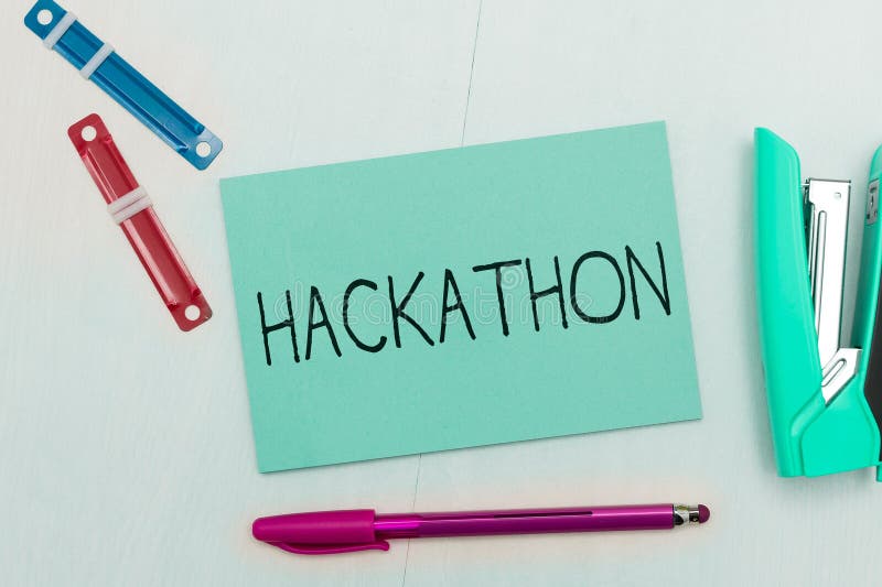 Handwriting Text Hackathon. Business Approach Event Where Large Number ... Handwriting Text Hackathon. Business Approach Event Where Large Number ...