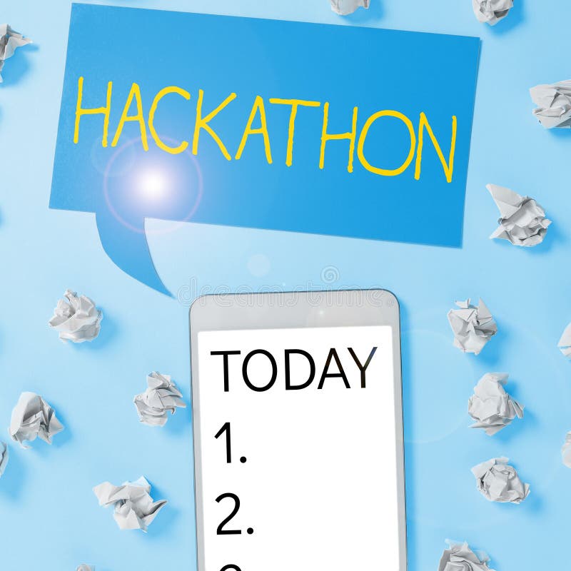 Inspiration Showing Sign Hackathon. Business Idea Event Where Large ... Inspiration Showing Sign Hackathon. Business Idea Event Where Large ...