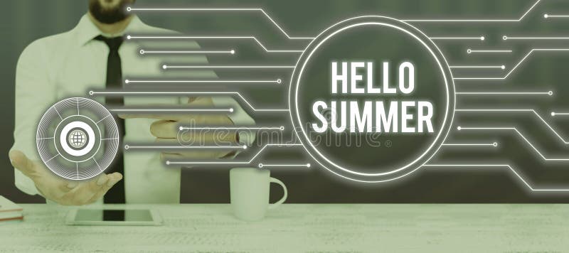 Inspiration Showing Sign Hello Summer. Business Approach Welcoming the ... Inspiration Showing Sign Hello Summer. Business Approach Welcoming the ...