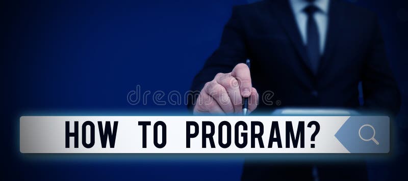 Hand Writing Sign How To Program Word For Instruction For Computer Programming Technology 0829
