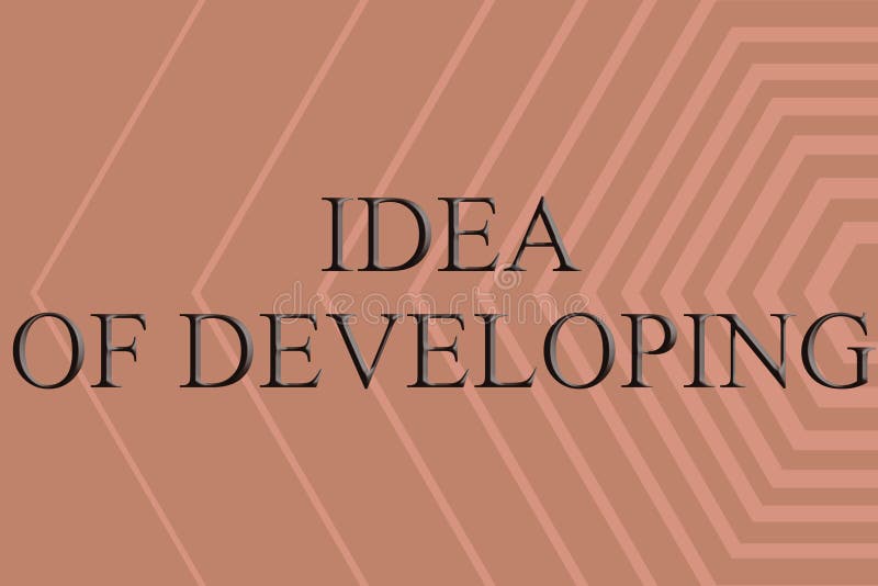 Inspiration Showing Sign Idea of Developing. Concept Meaning Startup ...