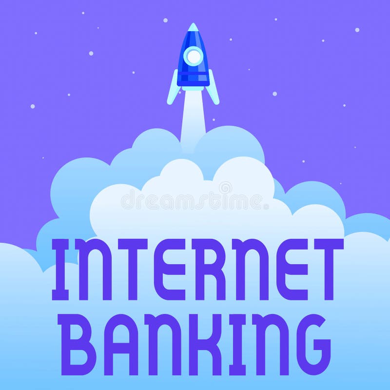 Inspiration Showing Sign Internet Banking. Word Written on Banking ...