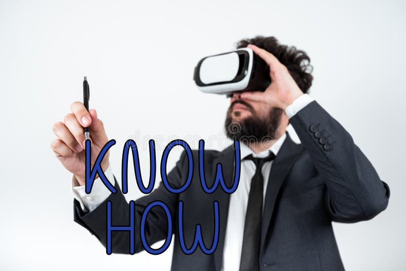 Inspiration Showing Sign Know How. Conceptual Photo the Process To ...