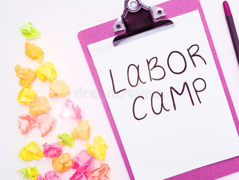 Conceptual Caption Labor Camp. Concept Meaning a Penal Colony Where ... Conceptual Caption Labor Camp. Concept Meaning a Penal Colony Where ...