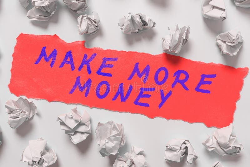 Hand Writing Sign Make More Money. Internet Concept Increase Your ... Hand Writing Sign Make More Money. Internet Concept Increase Your ...