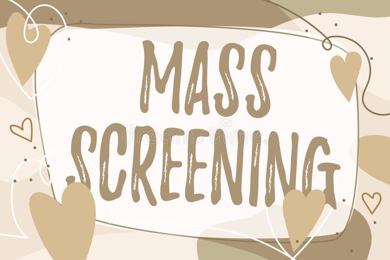 Inspiration Showing Sign Mass Screening. Business Idea Health ... Inspiration Showing Sign Mass Screening. Business Idea Health ...