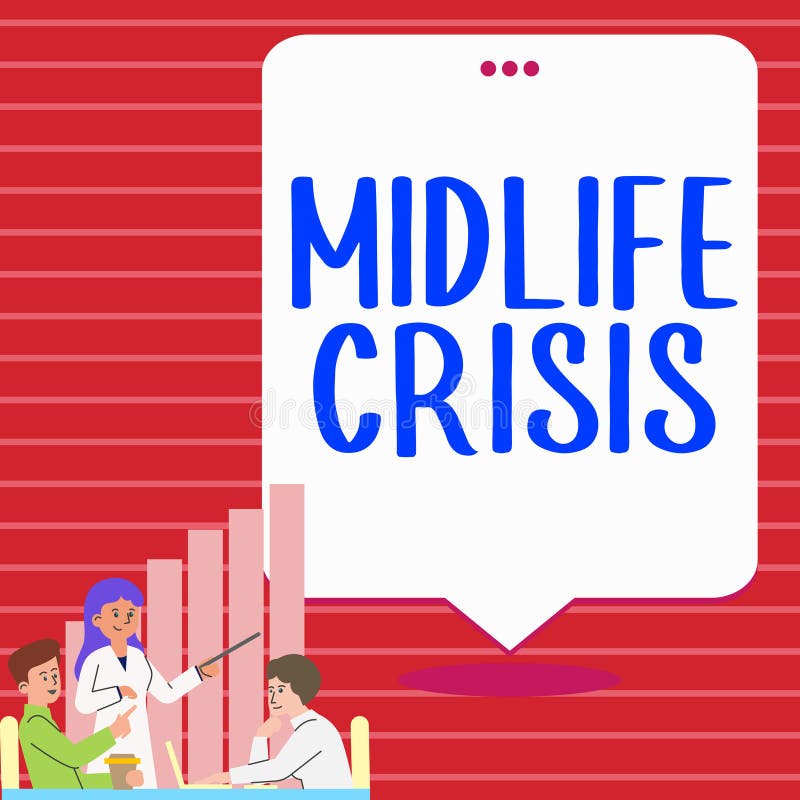 Inspiration Showing Sign Midlife Crisis. Business Idea Software ...