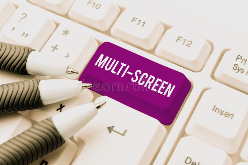 Inspiration Showing Sign Multi Screen. Word for Having or Involving ... Inspiration Showing Sign Multi Screen. Word for Having or Involving ...