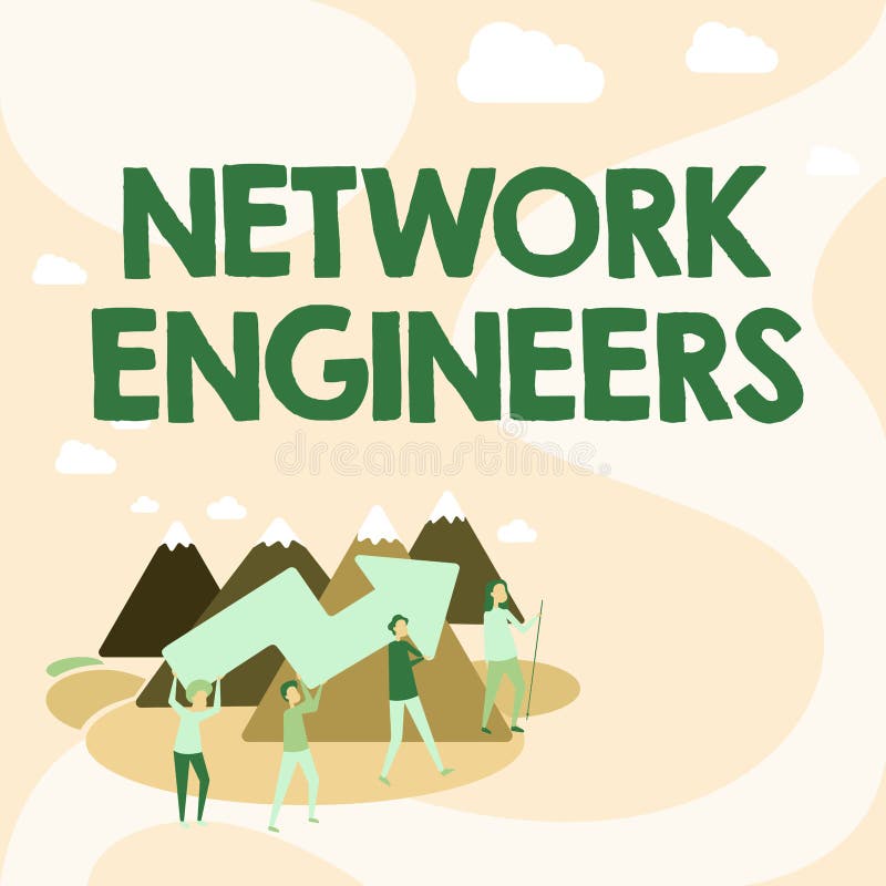 Network Engineers stock illustration. Illustration of connector - 13159001