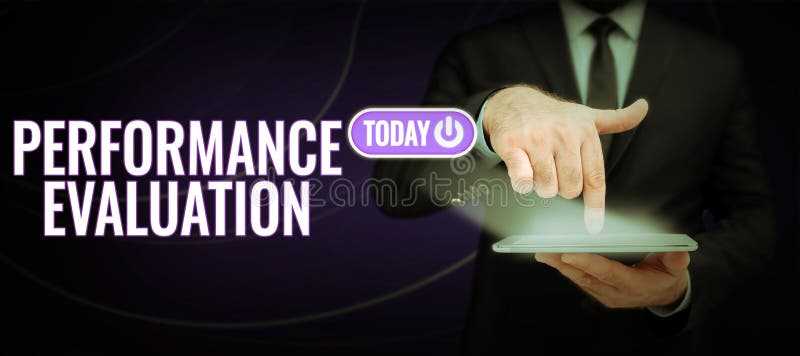 Inspiration Showing Sign Performance Evaluation. Business Concept the ...