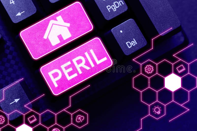 Inspiration Showing Sign Peril. Business Approach Indicates Something ...