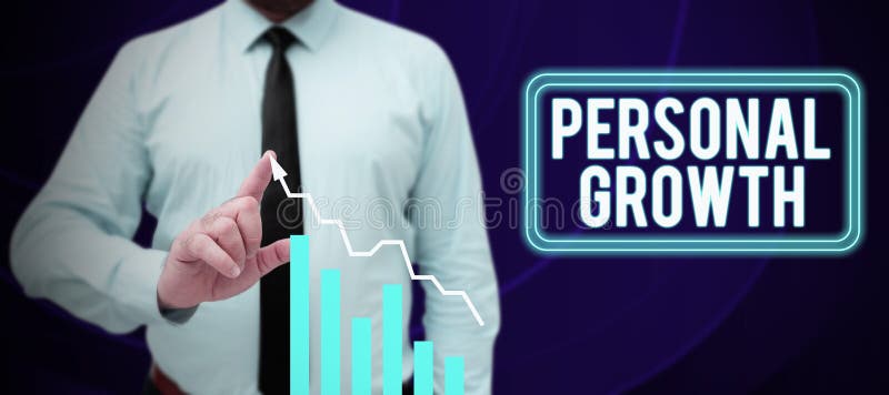 Inspiration Showing Sign Personal Growth. Word Written on Ongoing ...