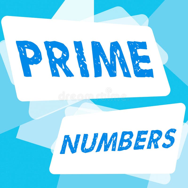 Text Caption Presenting Prime Numbers. Business Approach a Positive ...